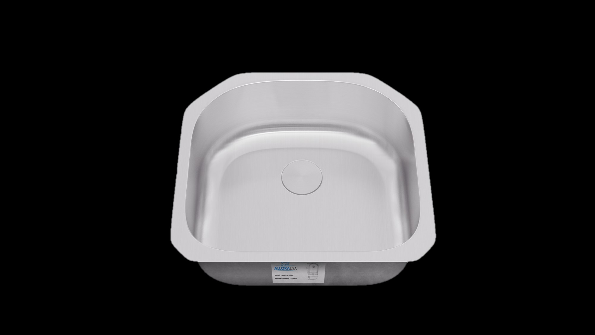 Discount Allora Stainless Steel Large D Sink